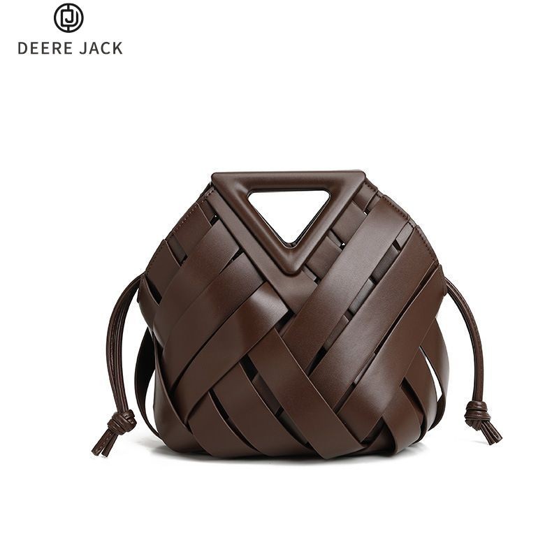 Deere JACK Giỏ Rau Mới Tam Giác Từ Khóa Dệt Rỗng Túi Nữ Túi Xách Vai ...