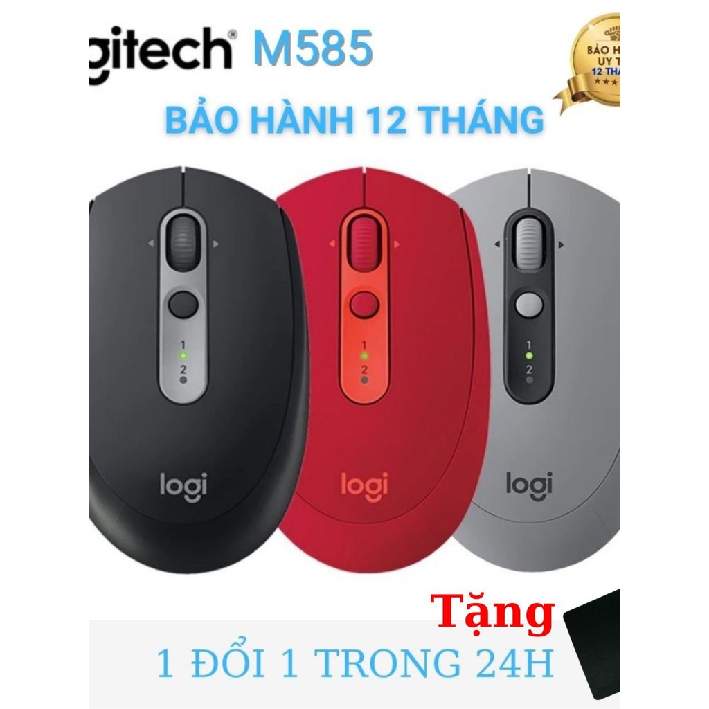 Chuột Logitech M585 không dây Màu đen (Black) Hàng Chính Hãng Bảo Hành ...