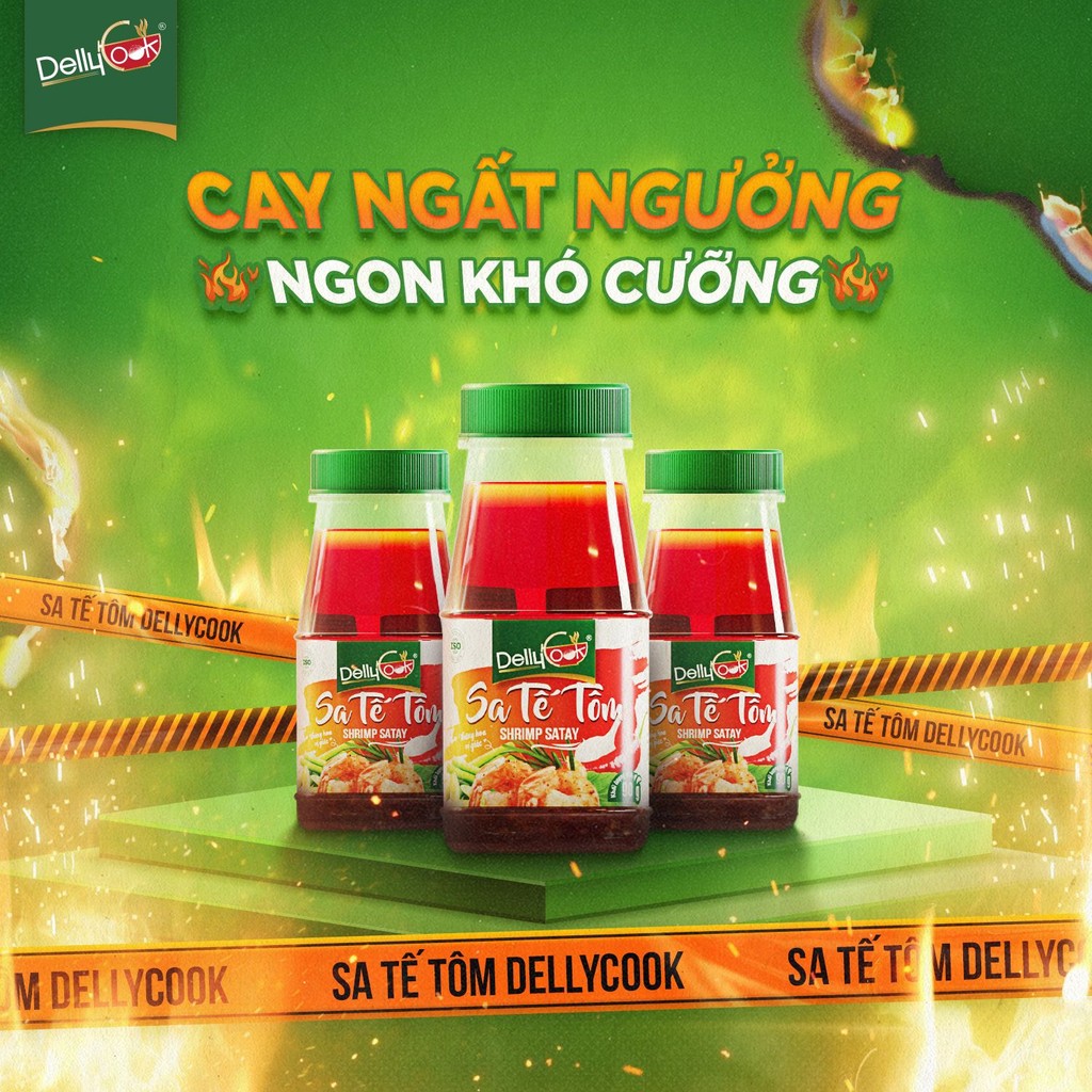 Combo 2 lọ Sa tế Tôm đậm đà cay bùng 90gr Delly Cook | Shopee Việt Nam