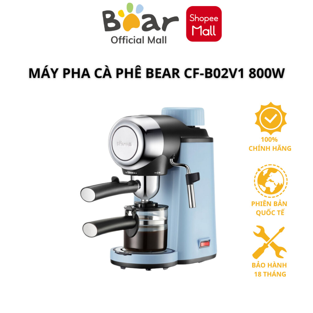 Máy Pha Cà Phê Bear CF-B02V1 800W | Shopee Việt Nam