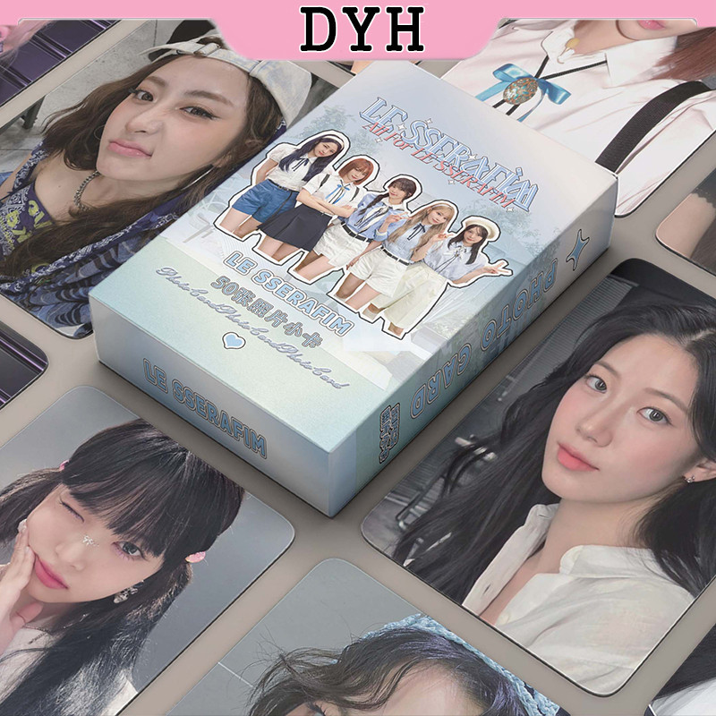 50 Cái / hộp Le sserafim Laser Card ChaeWon Eunchae Kazuha Yunjin ...