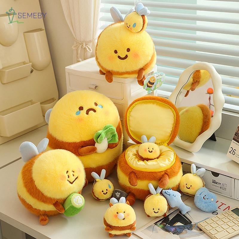 [Semeby] 20cm Đảng Xanh Ong Sang Trọng Búp Bê Móc Khóa PP Cotton Bee ...