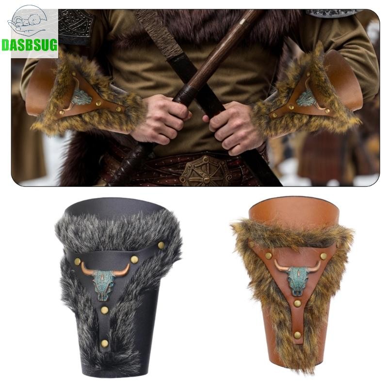 Dasbsug Cosplay Cổ Tay Găng Tay Nam Trung Cổ Găng Tay Cosplay Nẹp Dây ...