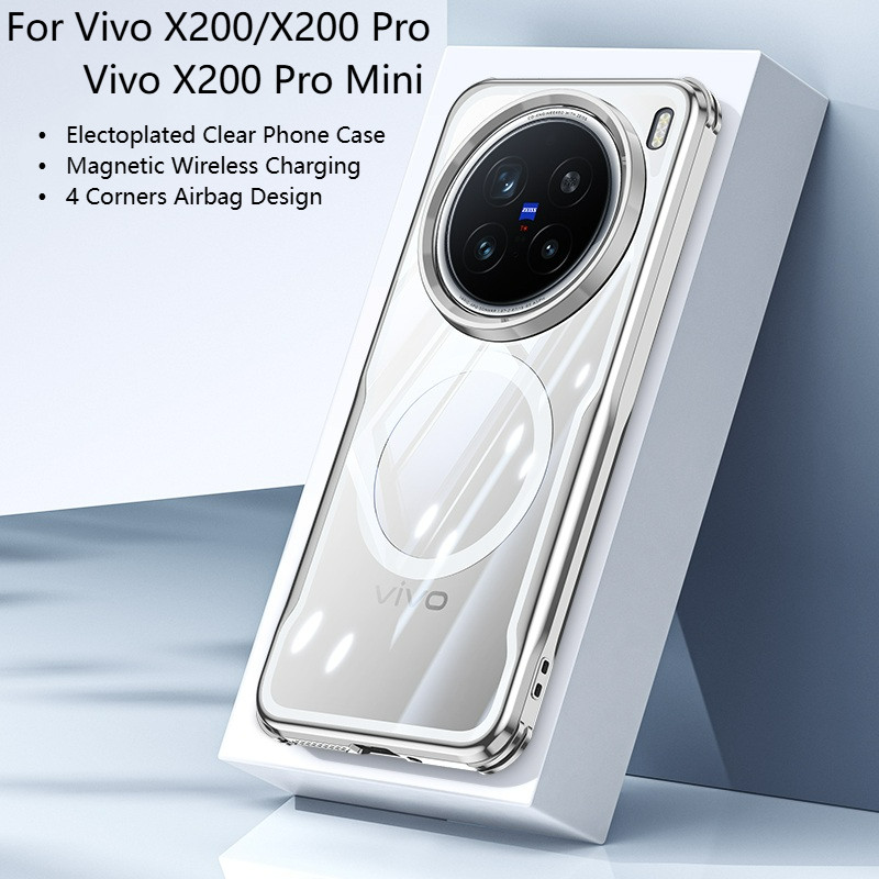 Dành Cho Vivo X200 Pro X100 Ultra X100S X100 Pro X200Pro Mini X200 Ốp Lưng Vòng Từ Tính Không ...