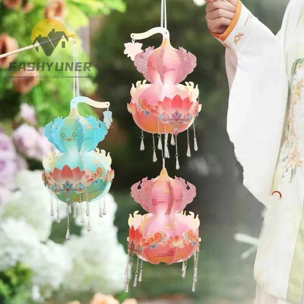 Fashyuner 2025 Đèn lồng hoa năm rắn, Bộ vật liệu đèn lồng cầm tay phát ...