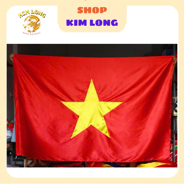 LÁ CỜ TỔ QUỐC VIỆT NAM / CỜ ĐỎ SAO VÀNG VẢIPHI BÓNG ĐẸP 40x60 CM ...