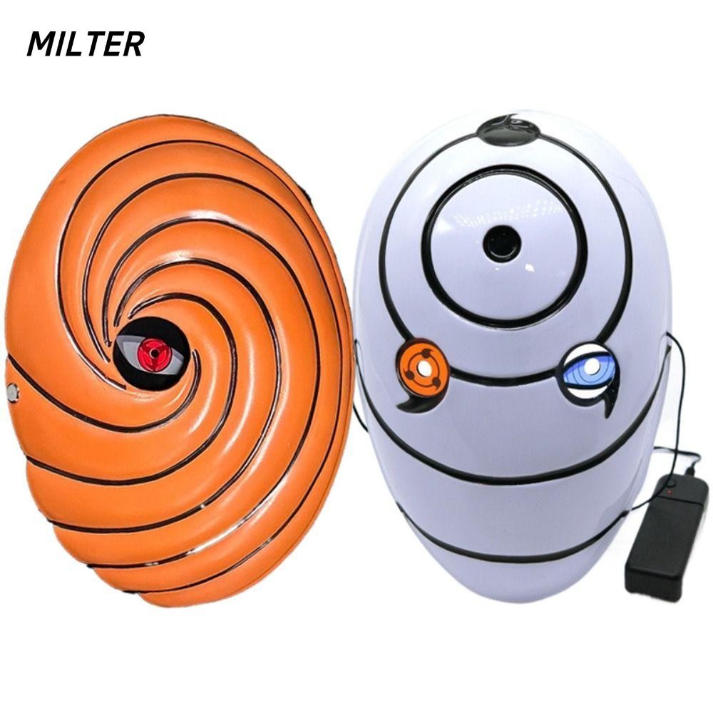 MILTER Glowing Naruto, Tobi Cosplay Sharingan Face Cover, 2025 Sasuke ...