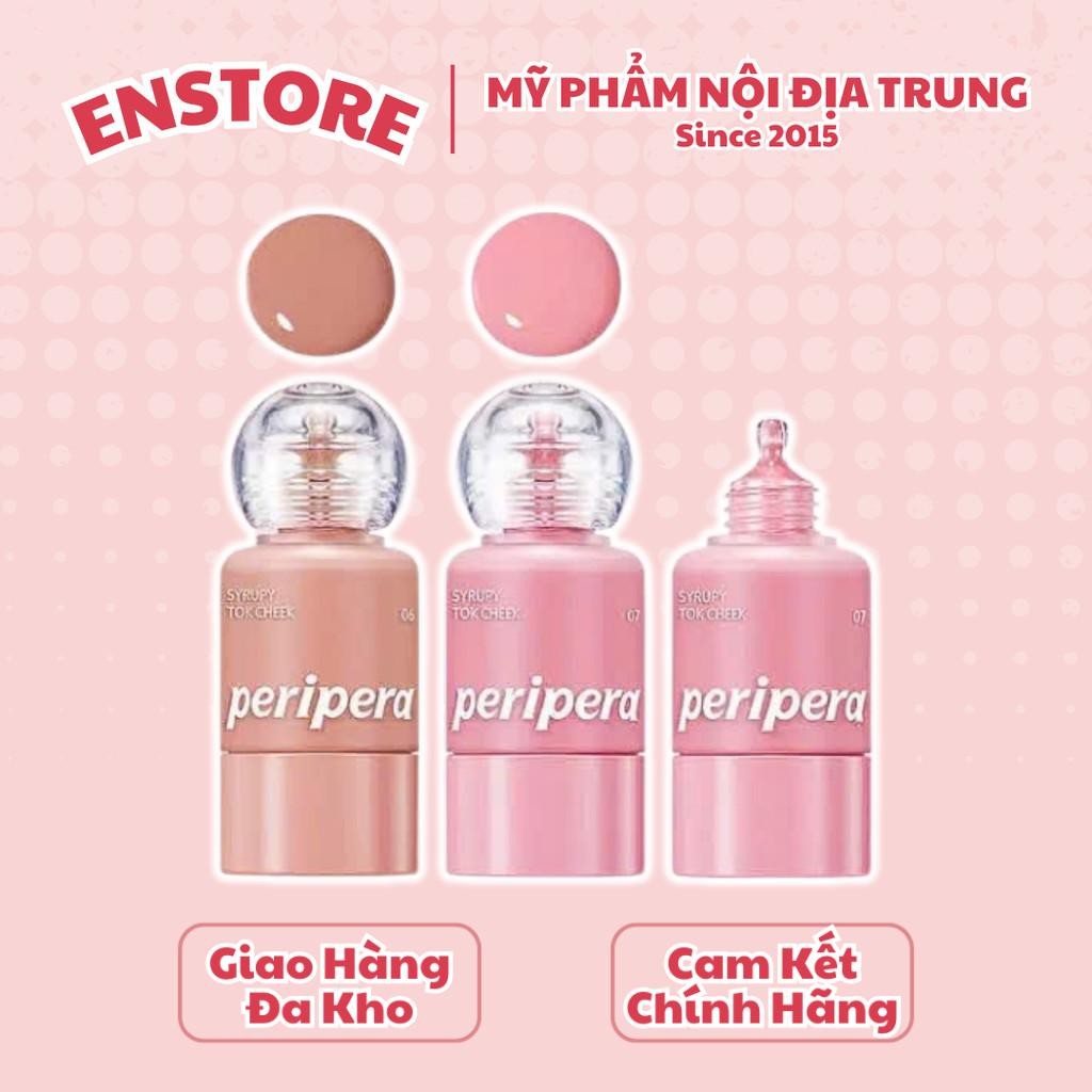 PERIPERA - Má hồng dạng kem lỏng Peripera Syrupy Tok Cheek 9g | Shopee ...