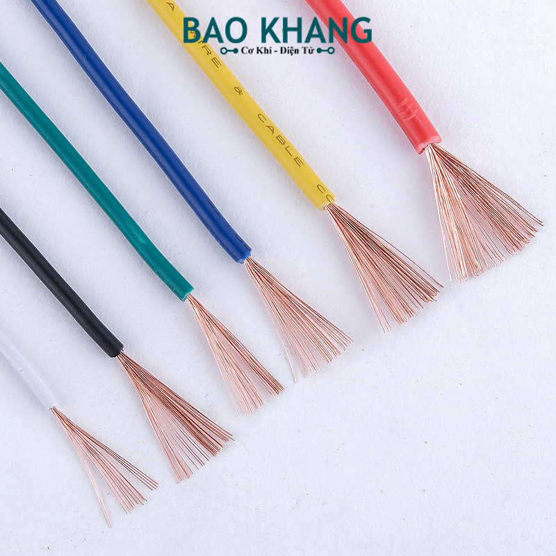 Chọn màu cuộn 10 mét dây điện đơn mềm RV lõi đồng 0.3mm/0.5mm/1.0mm2 | Shopee Việt Nam