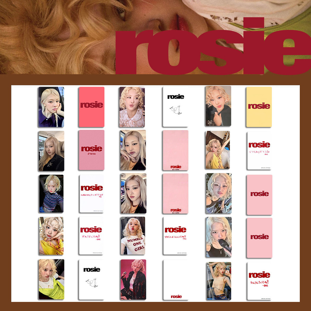 Album Solo Kpop Idol ROSE ROSIE Photocards | Shopee Việt Nam