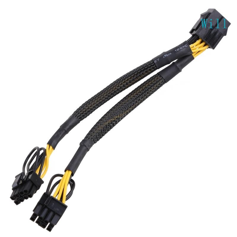Sẽ 8Pin PCIe Splitter Cáp Nguồn PCI-e 8Pin Nữ Sang Dual 8 6 + 2 Pin Nam ...