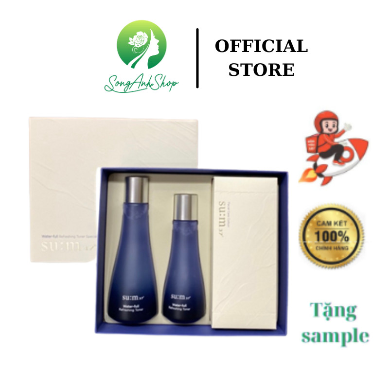 [Chính hãng] Set nước hoa hồng sum xanh - Sum37 Water Full Skin ...
