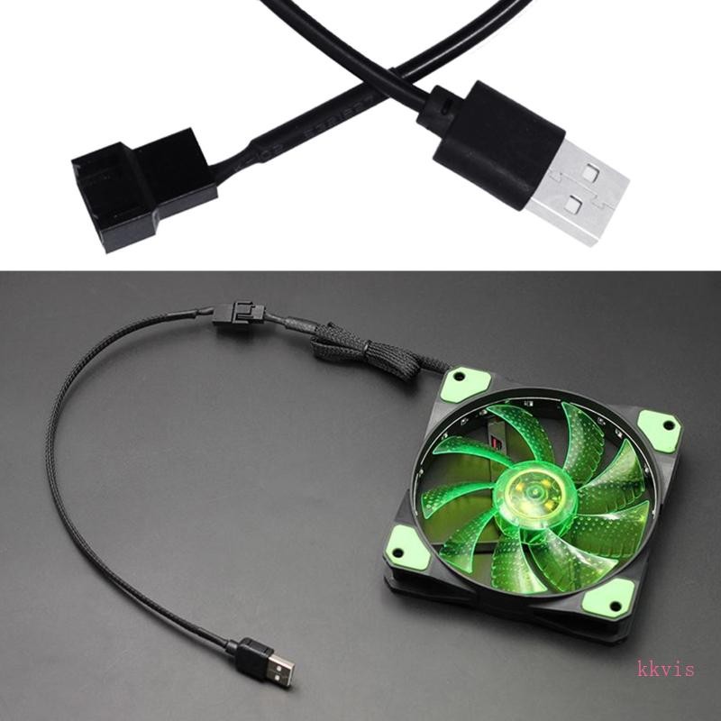 Ks USB sang Molex- 4 chân cho vỏ cáp quạt Bộ chuyển đổi nguồn Dây kết nối 30CM 11 8in | Shopee ...