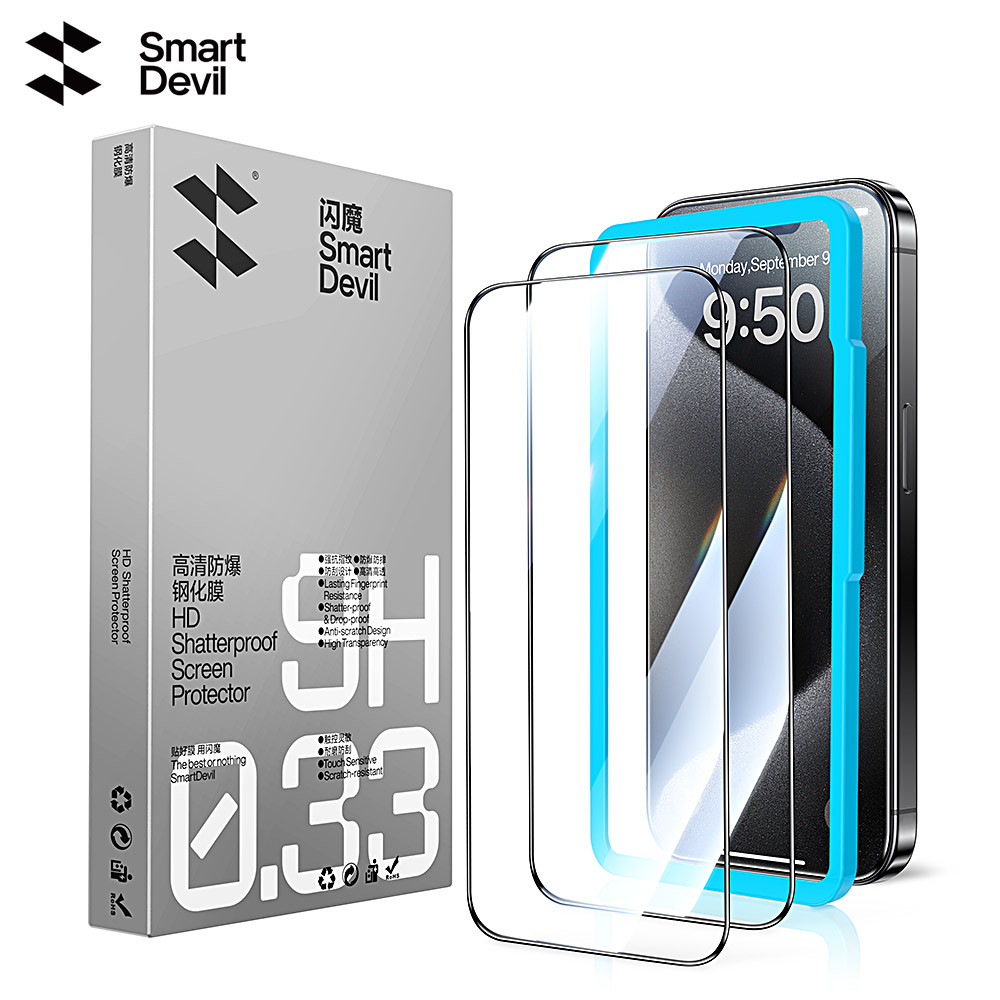 SmartDevil Kính Cường Lực 9d Cho iphone 15 / 15 plus / 15pro max | Shopee Việt Nam