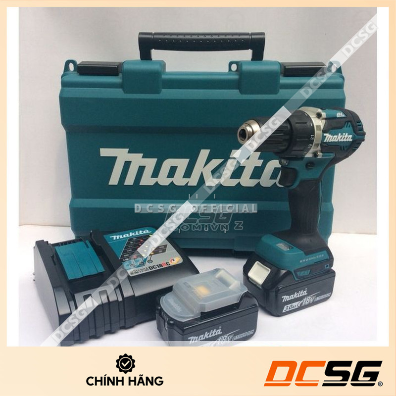 Máy khoan, vặn vít 13/38mm dùng pin 18V Makita DDF484RFE | DCSG Store ...