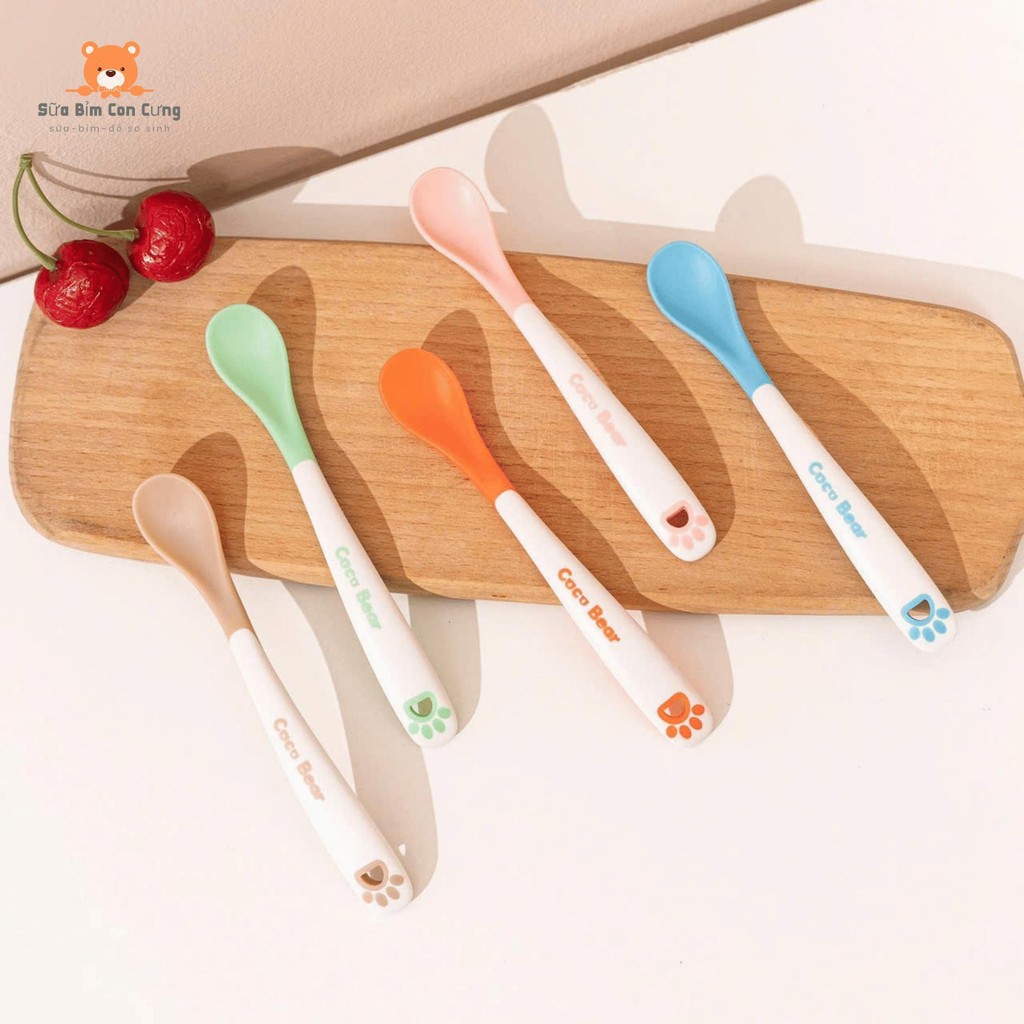 Thìa báo nóng , ăn dặm cho bé Cocober báo nóng nhiệt đổi màu | Shopee ...
