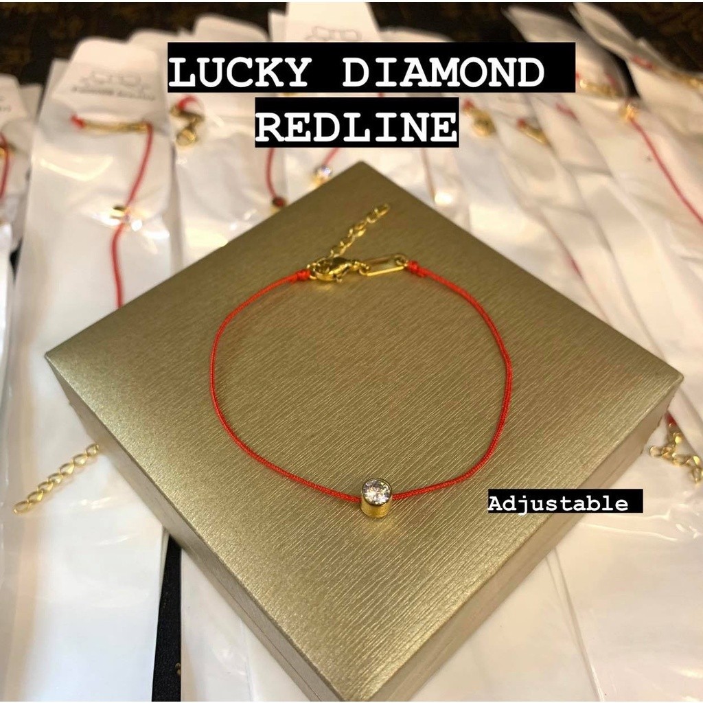 Lucky CHARM PIN PIN DIAMOND REDLINE BRACELET | Shopee Việt Nam