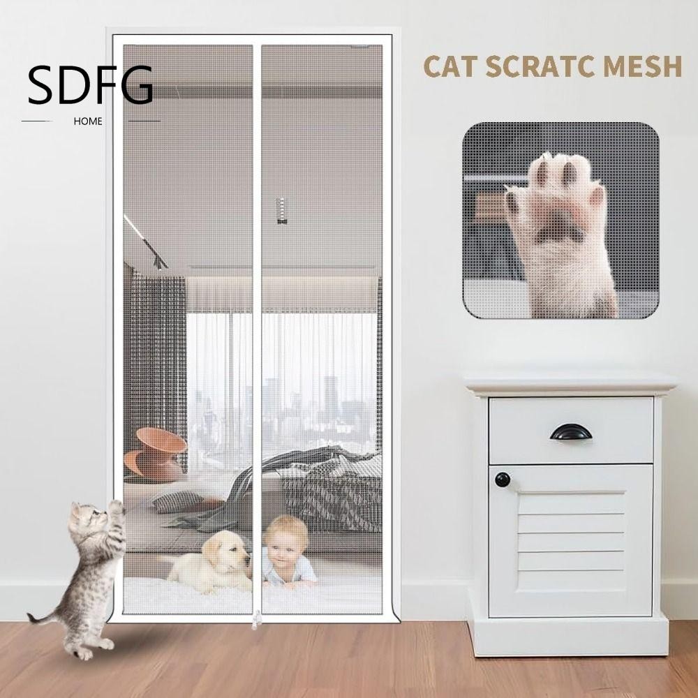 SDFG Rèm cửa lưới SDFG, Rèm màn hình lưới chống muỗi DIY bền bỉ, Dễ ...