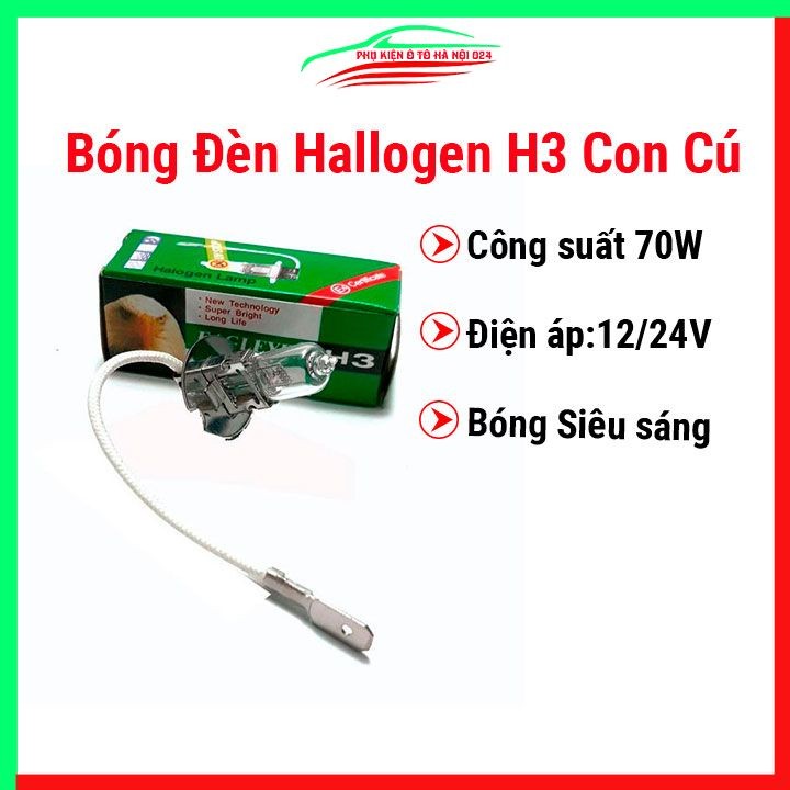 Bóng đèn Hallogen H3 con cú 12V-24V | Shopee Việt Nam