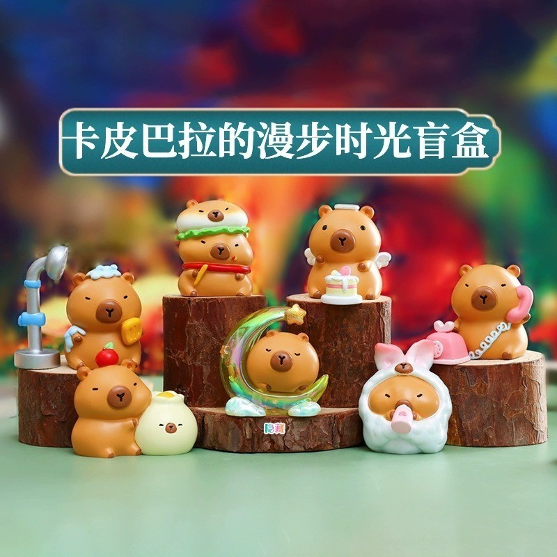 [Blind box] capybara 1 mô hình ngẫu nhiên bộ sưu tập mô hình capybara ...