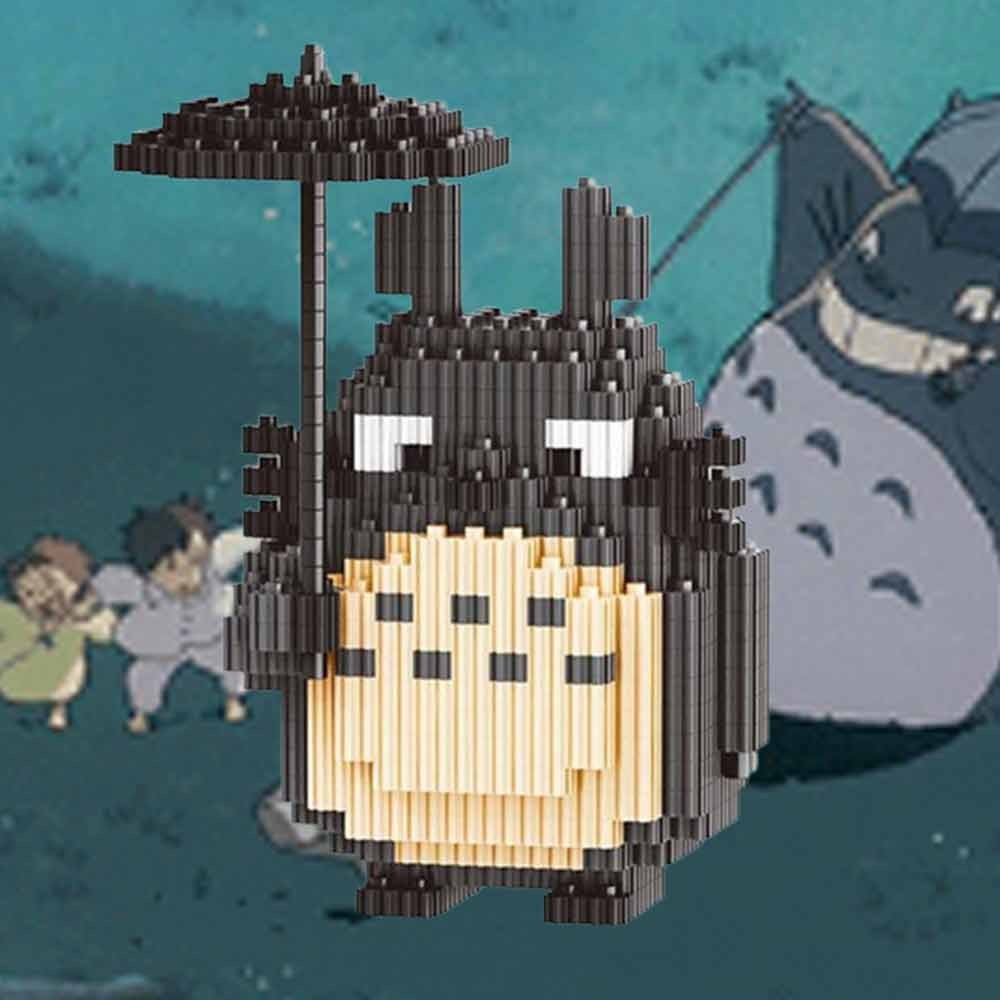 My Neighbor Totoro 3D Puzzle Micro Building Blocks DIY Toy | Shopee ...