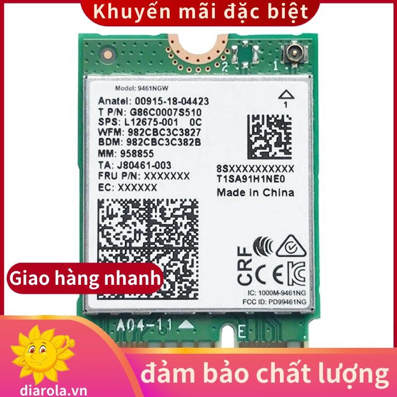 Bộ chuyển đổi không dây Thẻ WiFi xanh cho thẻ WiFi 9461NGW AC 9461 2.4G ...