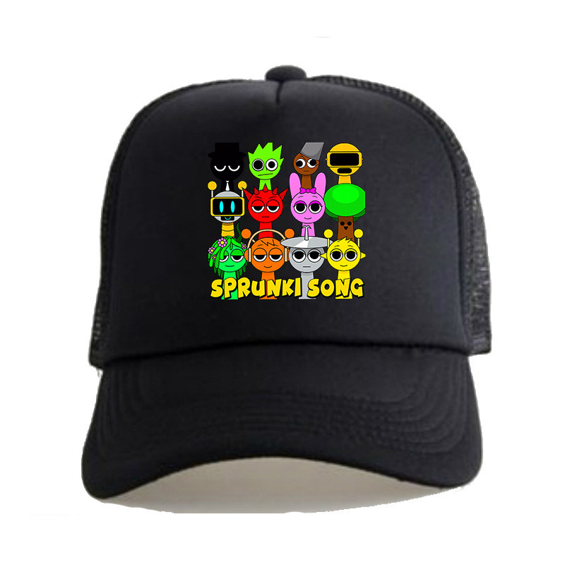 Sprunki Incredibox Sprunki Mũ che nắng Mũ bóng chày cho trẻ em | Shopee ...