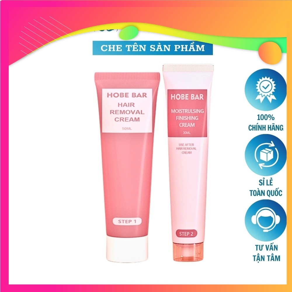Tẩy Lông Hobe Bar Chính Hãng Combo Kem Tẩy Lông 50ml Gel Dưỡng Lô Hội ...