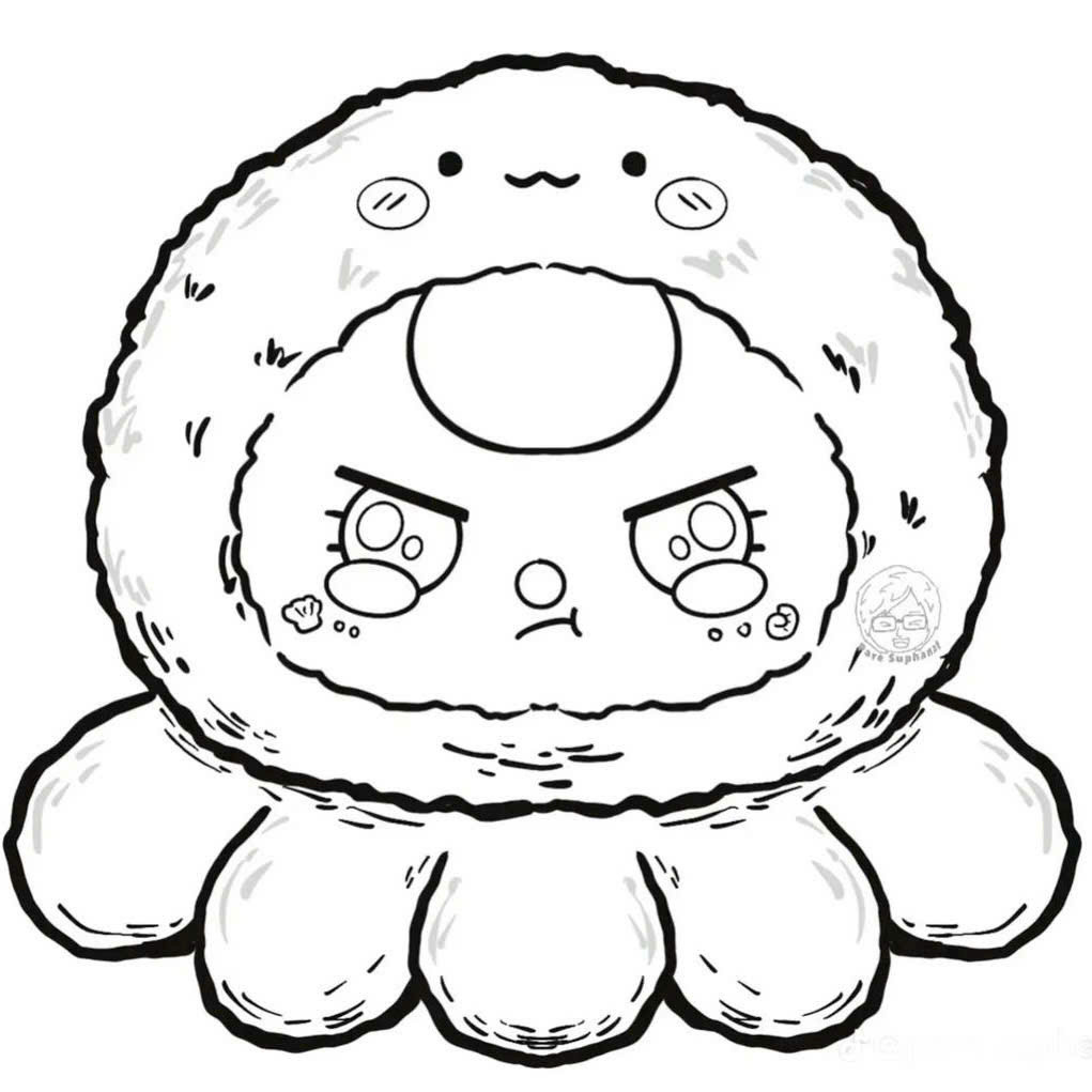 Baby Three (giấy dày 180gsm, tặng tranh mẫu) - Set 40 tranh tô A4 A5 ...