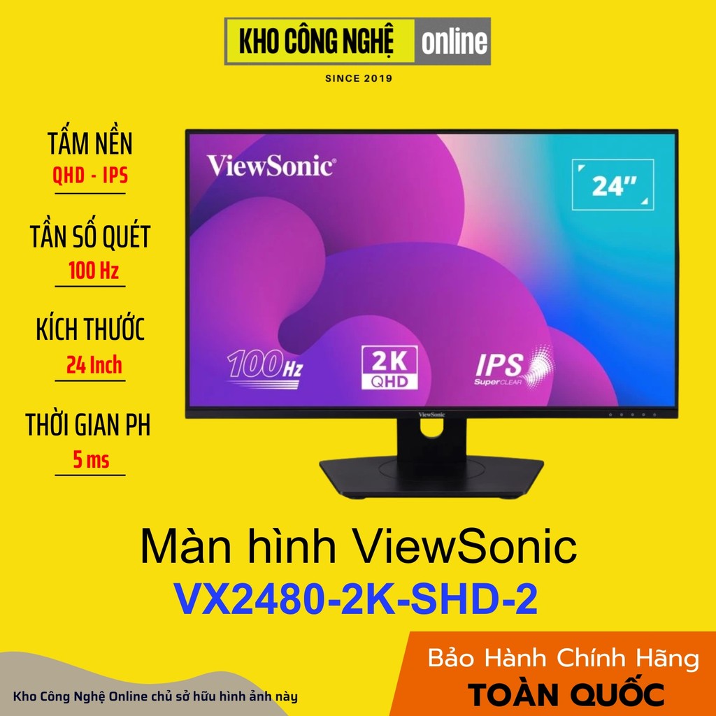 Màn Hình ViewSonic XG2409A 24'', FHD - Tấm nền IPS, 240Hz, 1ms (Hàng ...