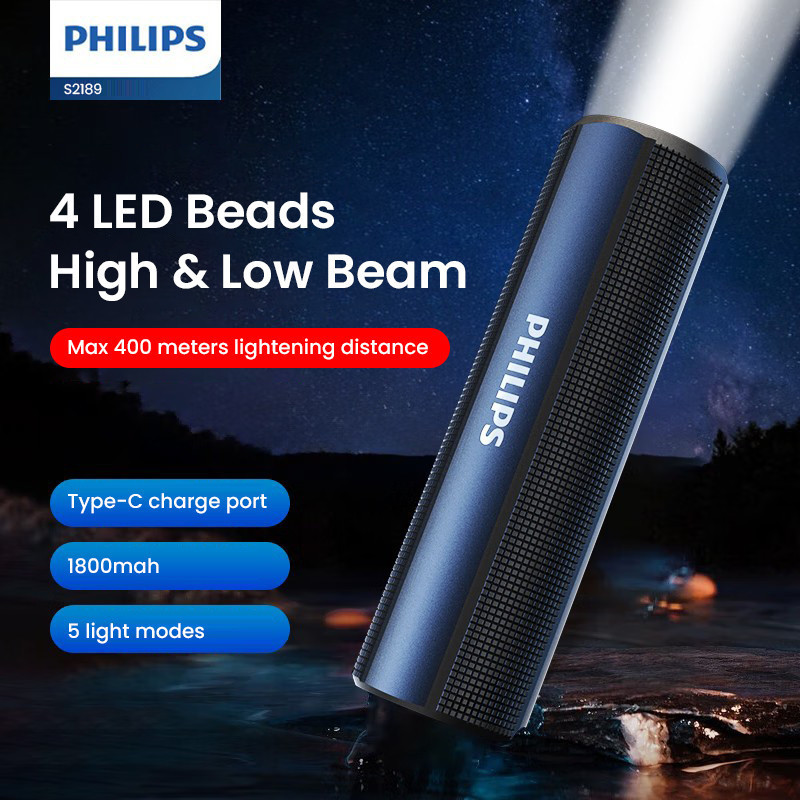 Đèn pin Philips 5 chế độ SFL2189 Đèn báo pin | Shopee Việt Nam