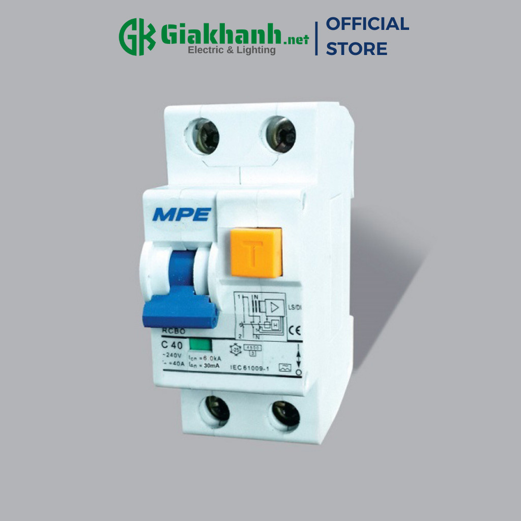 Aptomat - CB Chống Giật RCBO 2P MPE 63A 30mA RCBO-30/263 | Shopee Việt Nam