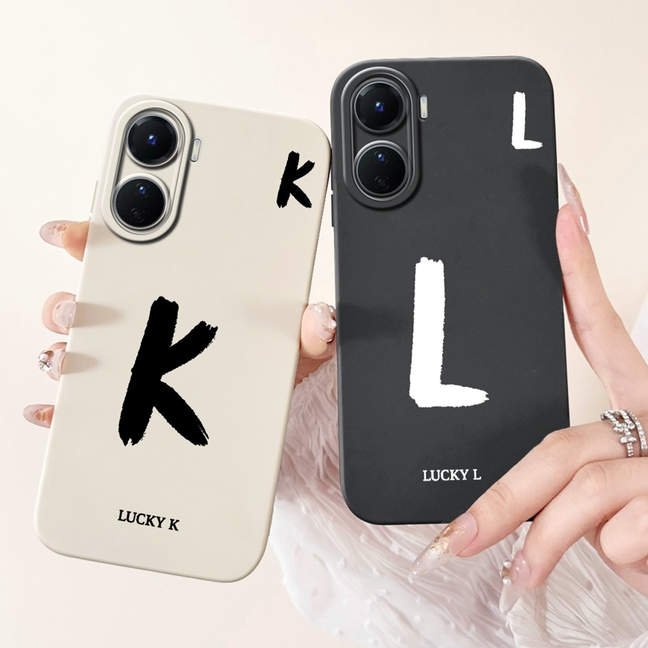 Dành Cho Vivo Y16 4G Ốp Lưng V2204 V2214 Vỏ Silicon Chữ Cái Dễ Thương ...