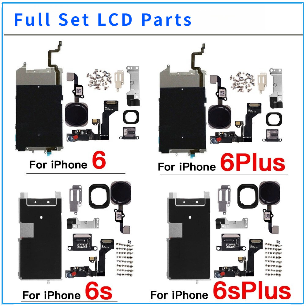 Bộ phụ tùng màn hình LCD đầy đủ cho iPhone 6, 6P, 6S, 7, 8 Plus, camera ...