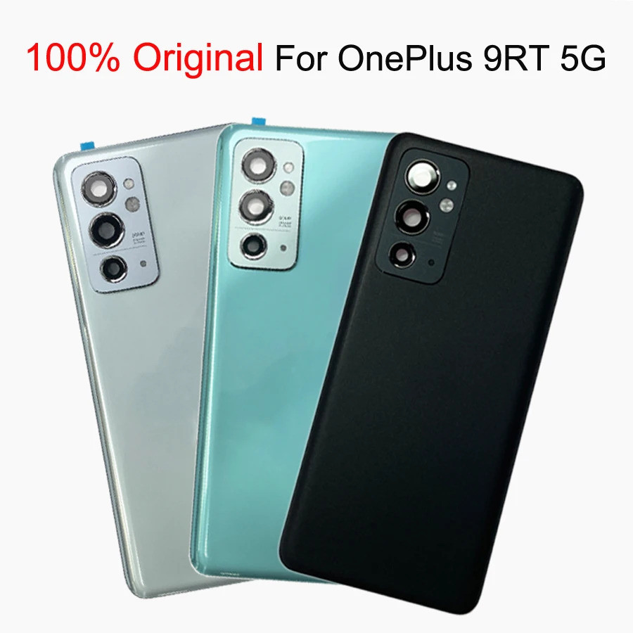 Kính nguyên bản cho OnePlus 9RT 5G, nắp pin phía sau, vỏ cửa sau, vỏ ...