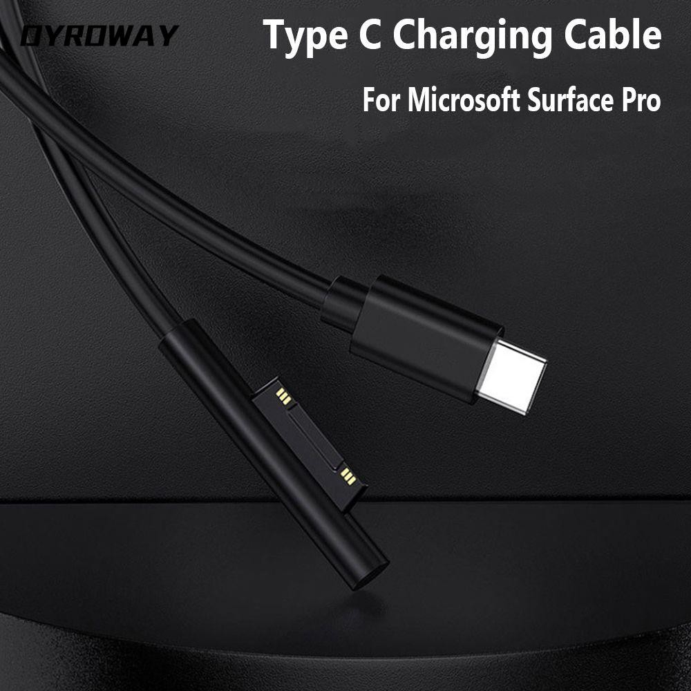 Cáp sạc nhanh DYROWAY PD 1.5M 1.8M 45W 15V 3A Bộ nguồn máy tính bảng cho Microsoft Surface 7 / 6 ...