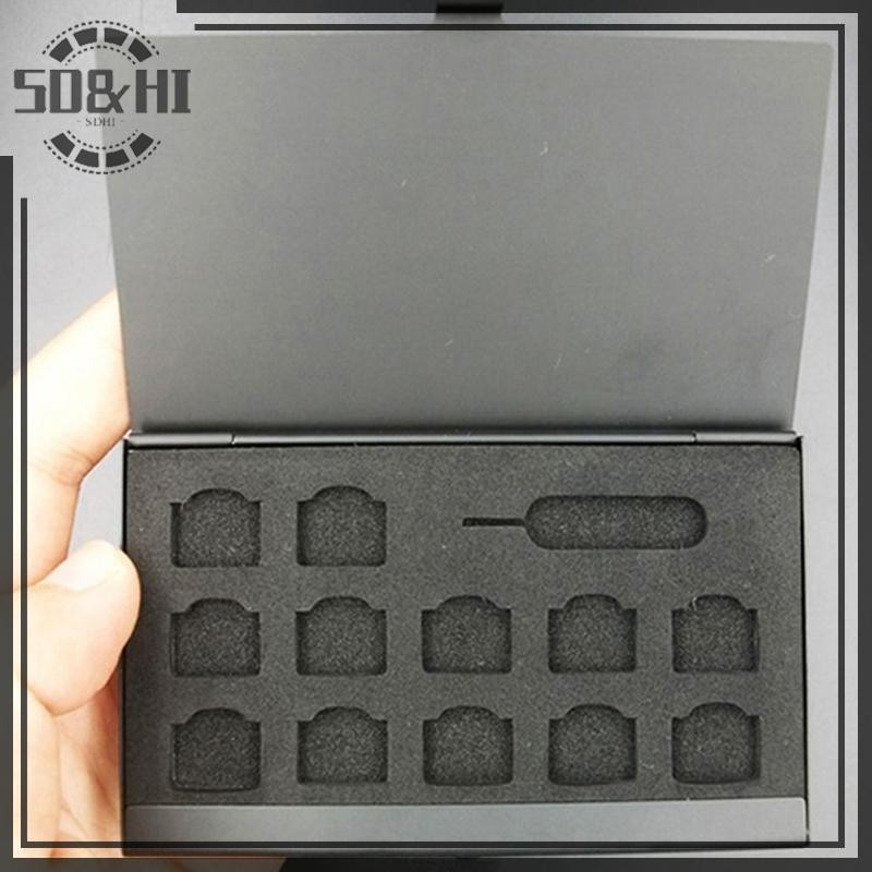 [Sdhi] 12 khe-Nano + 1- Khe cắm thẻ-Pin Nhôm di động SIM Micro Pin Thẻ ...