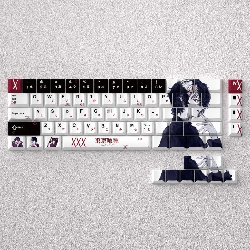 JUZO SUZUYA Keycaps Cherry Profile PBT Thuốc nhuộm năm mặt thăng hoa ...