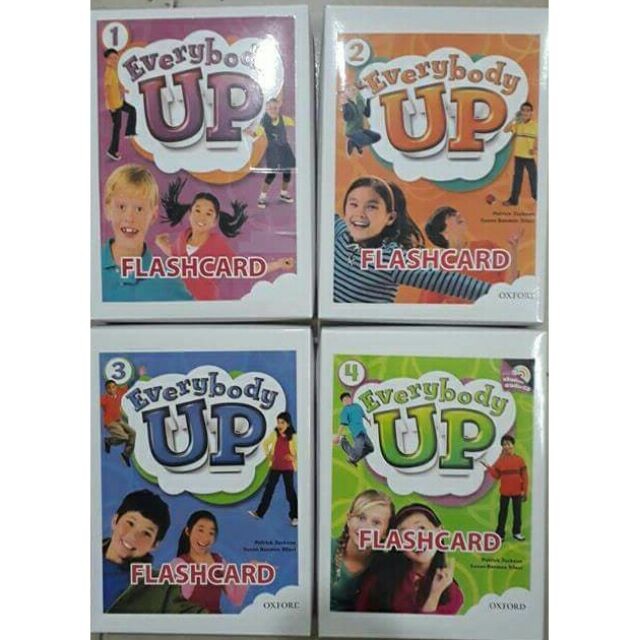 Flashcard Everybody Up level starter,1,2,3,4 | Shopee Việt Nam