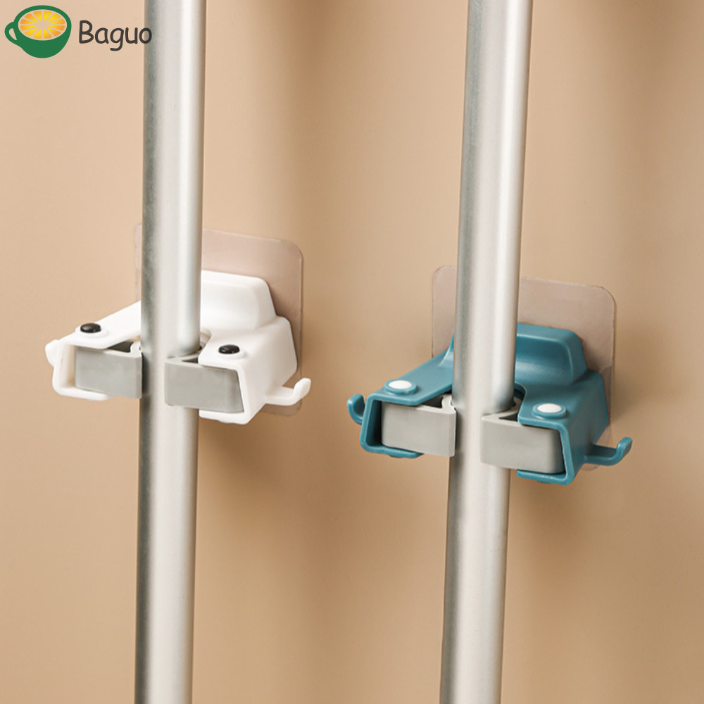 Móc treo cây lau nhà BAGUO Nhà thực tế treo tường | Shopee Việt Nam