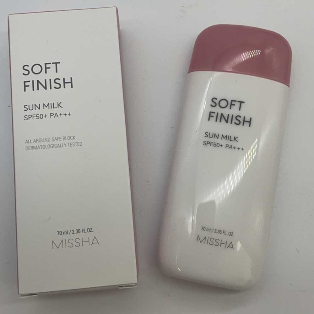 MISSHA All Around Safe sun Block Sun Milk 70ml SPF50+ soft finish ...
