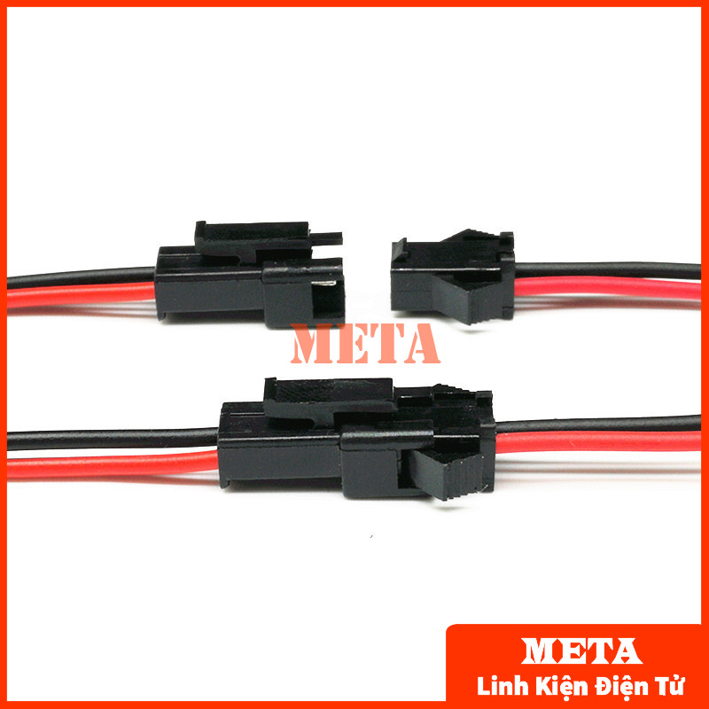 Cặp dây kết nối SM 2P 2.54mm, Dây Kết Nối 2P, Jack kết nối SM, Jack kết nối 2P - Dây dài 20cm ...