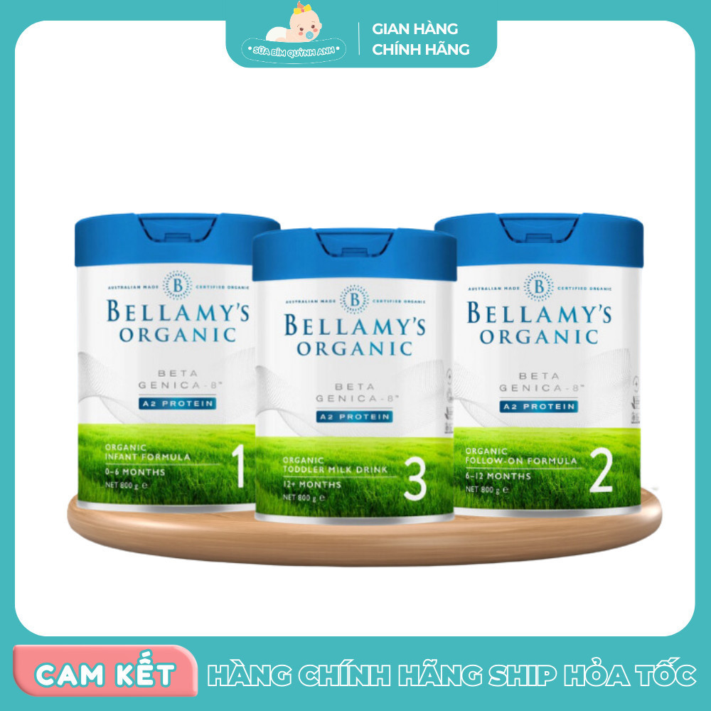[Chính Hãng] Sữa Bellamy's Organic A2 cho bé số 1, 2, 3 (800g) - Sữa ...