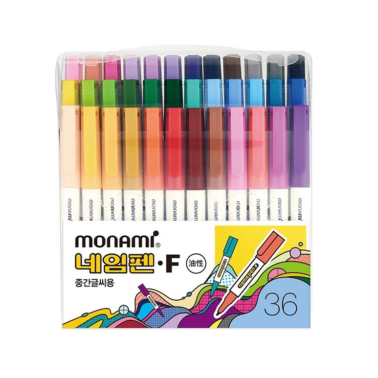 Monami Name Pen F 36 Color Set / For Medium Writing | Shopee Việt Nam