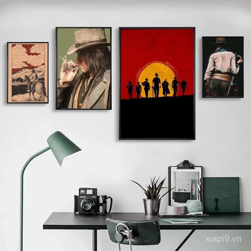 Trò chơi TV - Red Dead Redemption 2 Poster Retro Áp phích nghệ thuật ...
