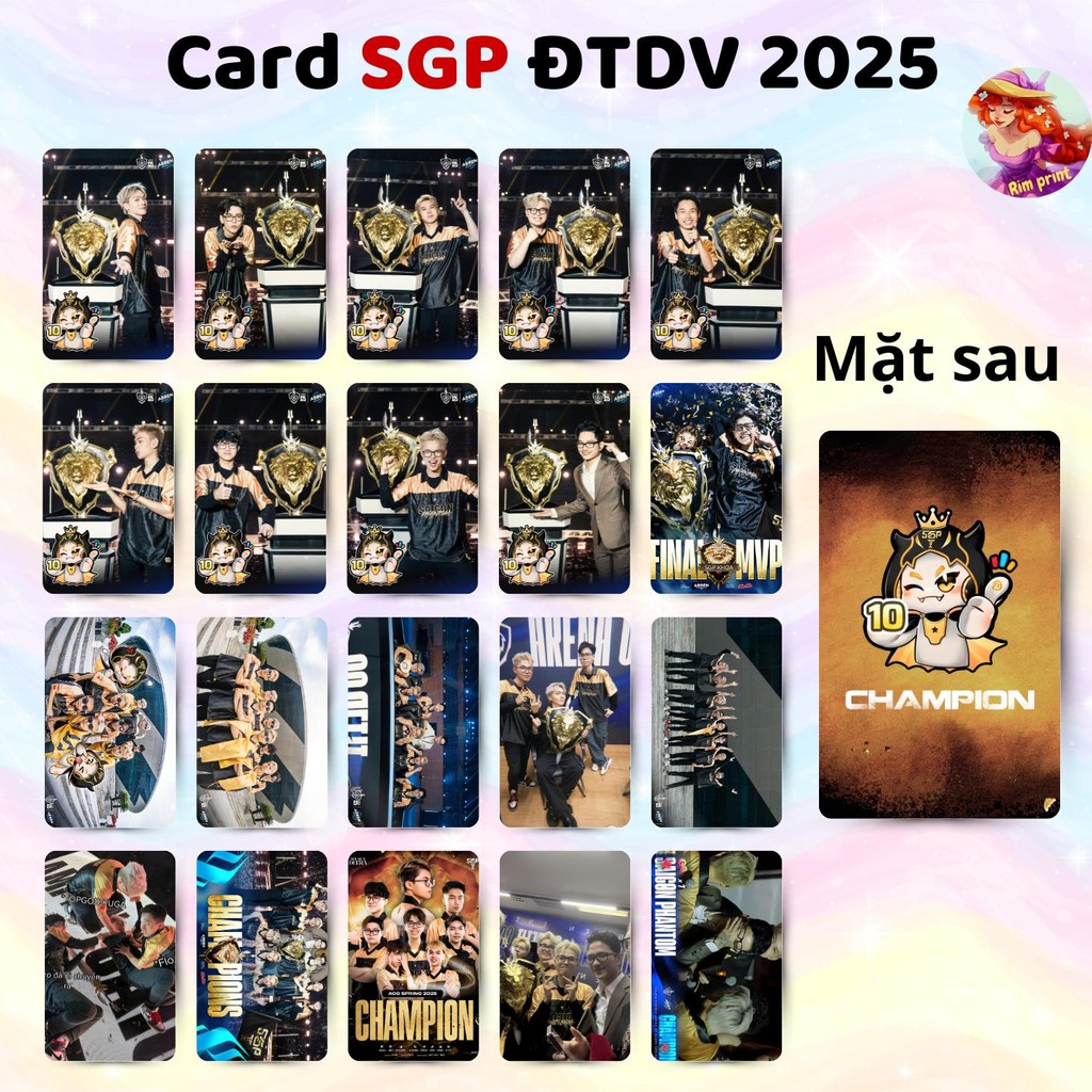 Card SGP Saigon Phantom đấu trường danh vọng 2025 | Shopee Việt Nam