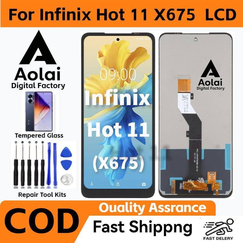 Dành Cho Infinix Hot 11 2022 X675 LCD Màn Hình Cảm Ứng Kỹ Thuật Số Màn ...