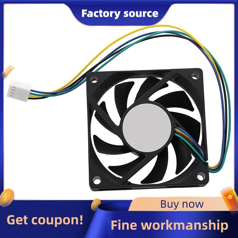 70x70x15mm 12V 4 chân PWM PC Vỏ máy tính CPU Quạt làm mát màu đen ...