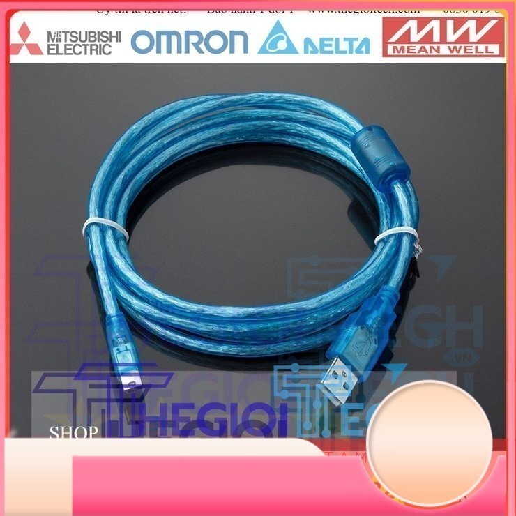 Cáp Lập Trình HMI Mitsubishi GT09-C30USB-5P | Nạp PLC FX3G/Q/XGB/SERVO ...