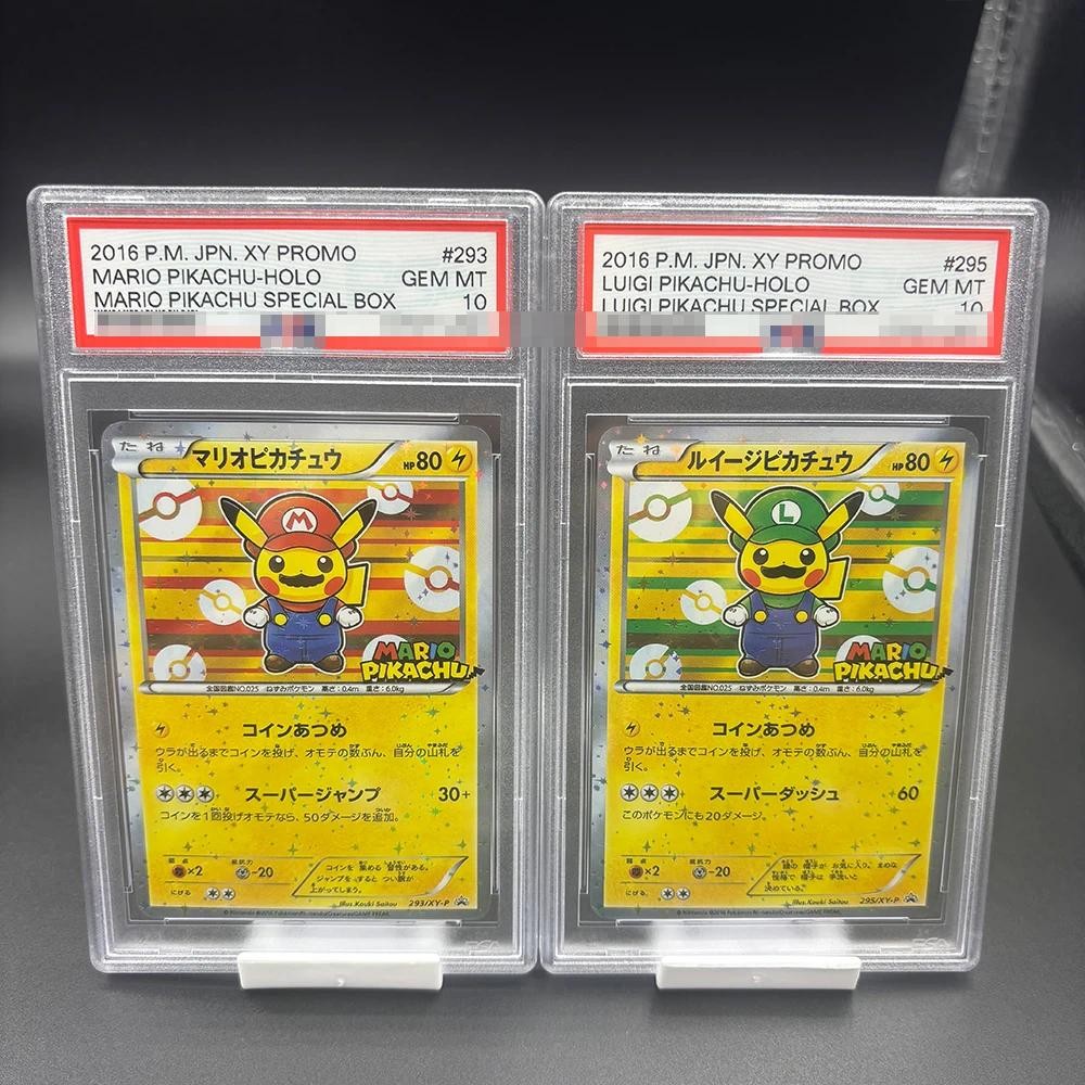 DIY PSA10 2016 P.M. JPN.XY PROMO PIKACHU Phiên bản Bộ sưu tập Thẻ đánh giá 10 điểm PIKACHU HỘP ...